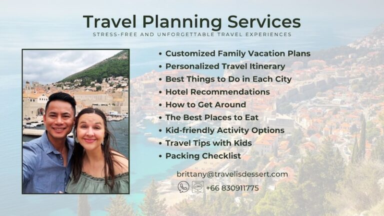 Our Services - Travel is Dessert